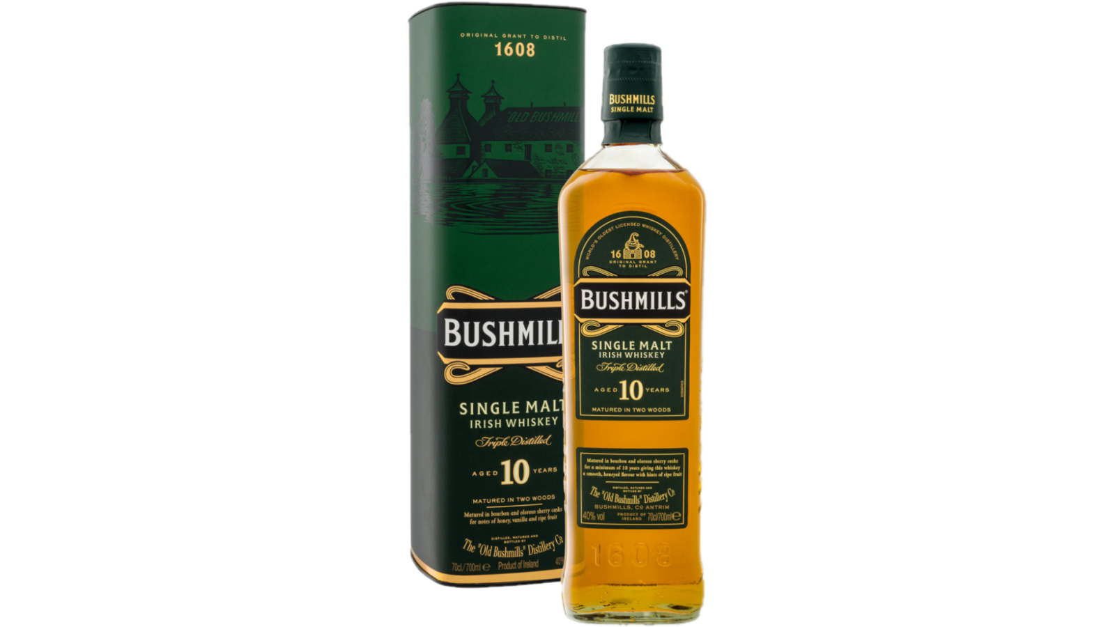 Viski BUSHMILLS Single Malt 0,7l - Cenoteka