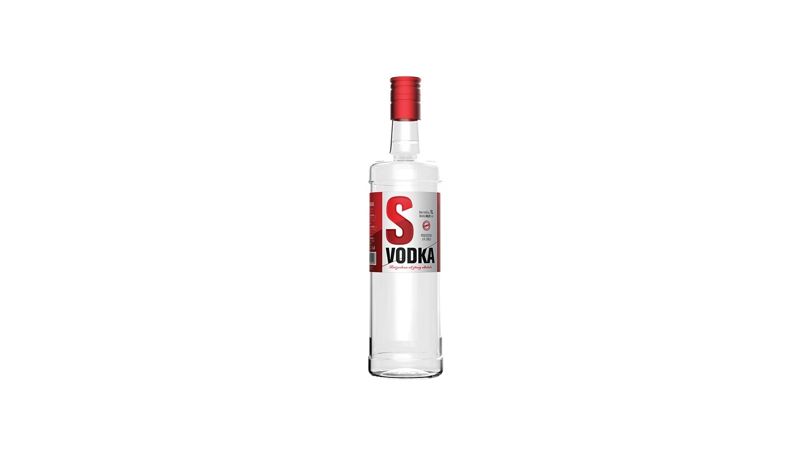 Vodka S 40% 1l - Cenoteka