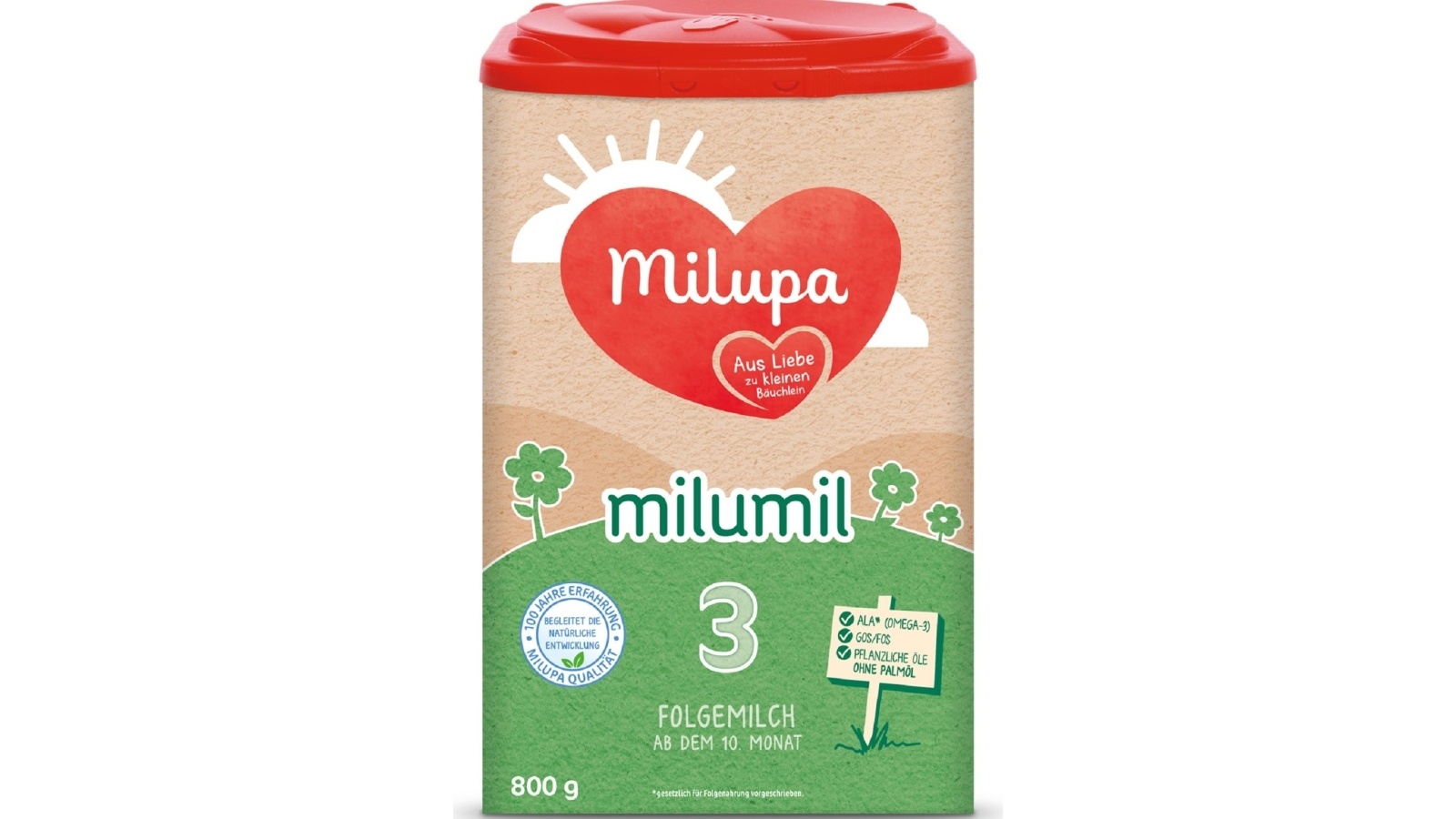 Zamensko mleko MILUPA Milumil 3 800g - Cenoteka