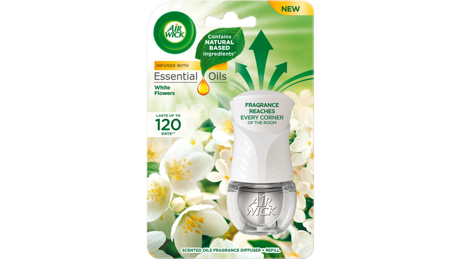 AIR WICK električni osveživač white flowers 19ml - Cenoteka