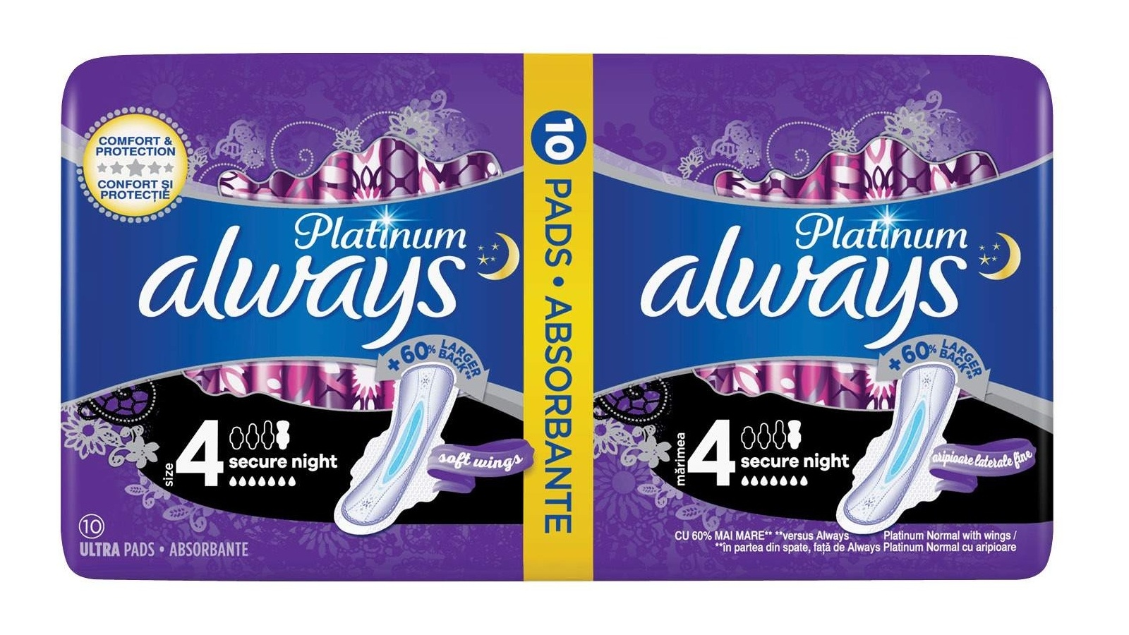 ALWAYS Platinum ulošci Secure night size 4 10kom - Cene i Akcije