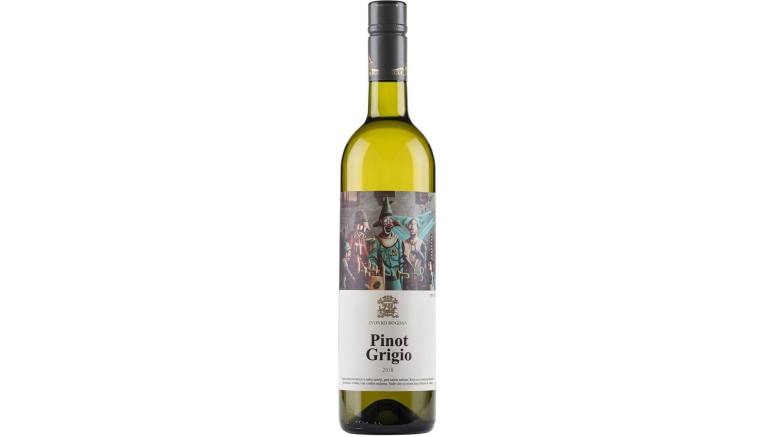 Belo vino ZVONKO BOGDAN Pinot grigio 0,75l - Cenoteka
