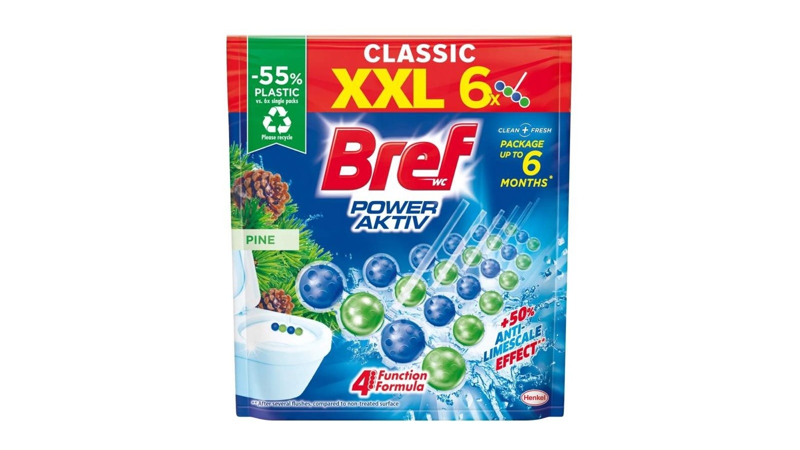 BREF WC osveživač pine 6x50g - Cenoteka