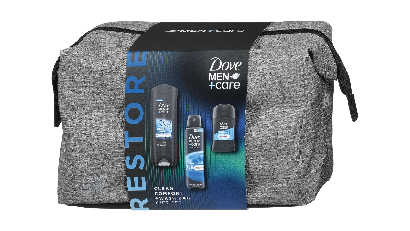 DOVE MEN set Restore clean comfort neseser - Cenoteka