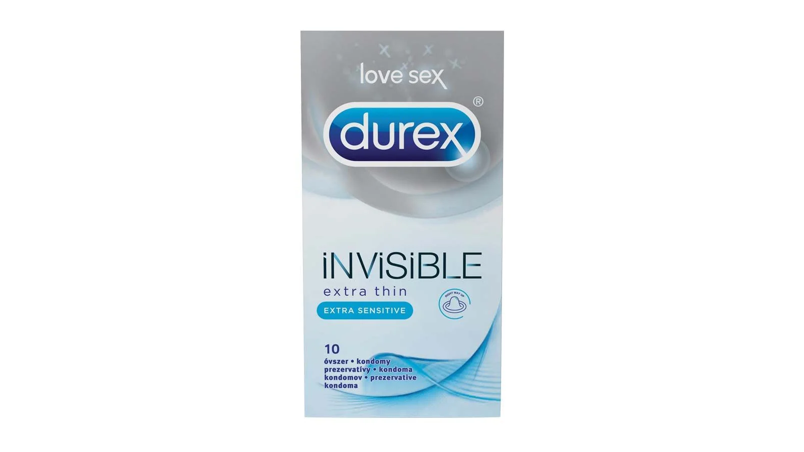 DUREX kondomi Invisible extra thin 10kom - Cenoteka