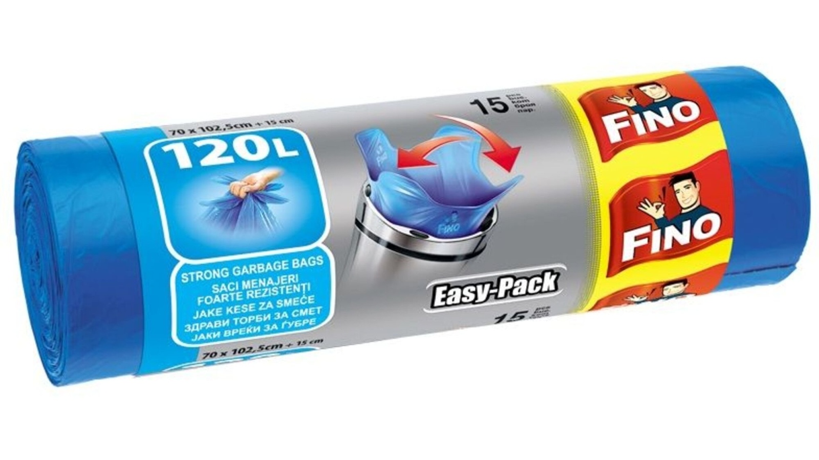 FINO kese za smeće easy pack 120l 15kom - Cenoteka