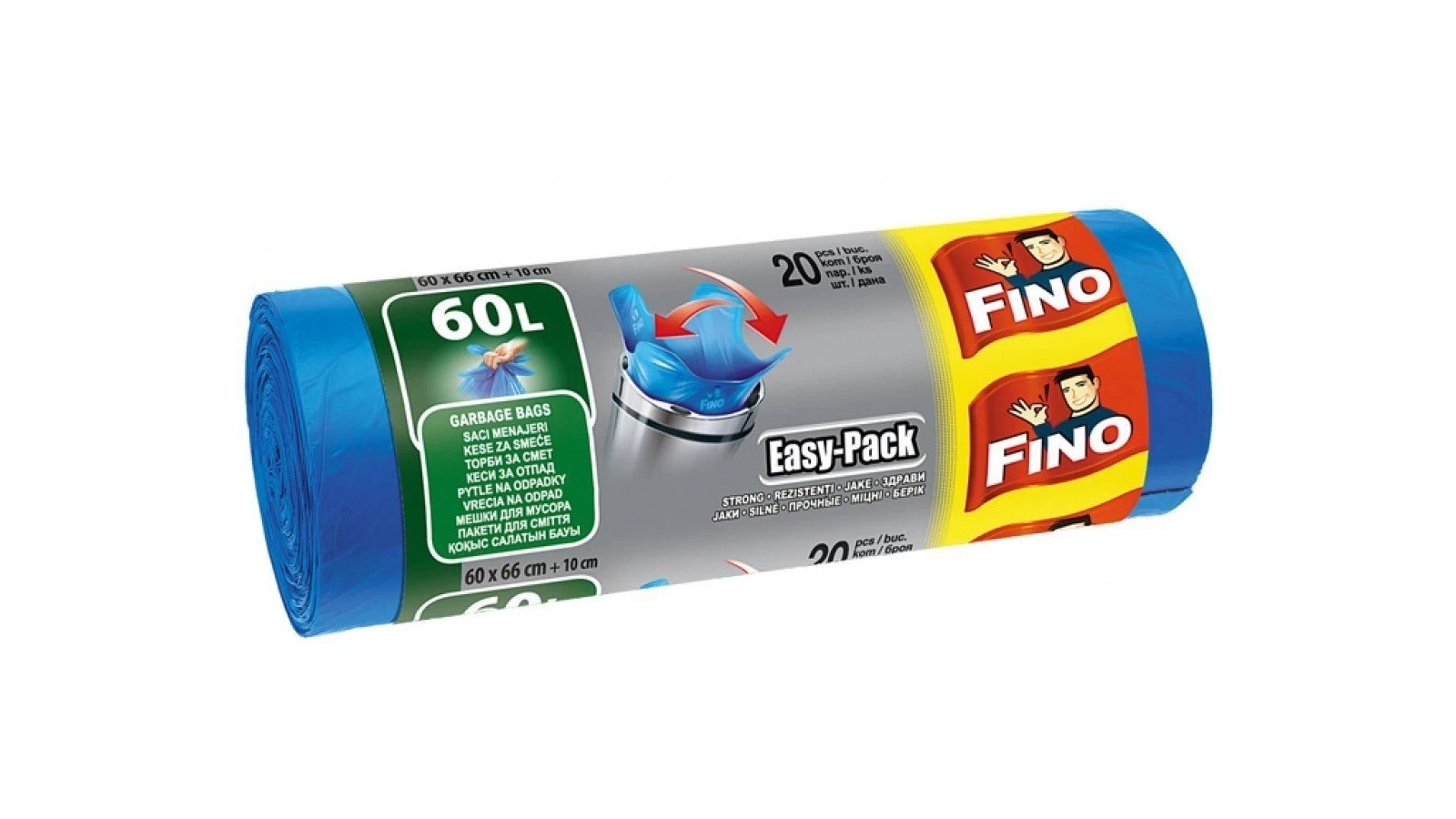 FINO kese za smeće easy pack 60l 20kom - Cenoteka