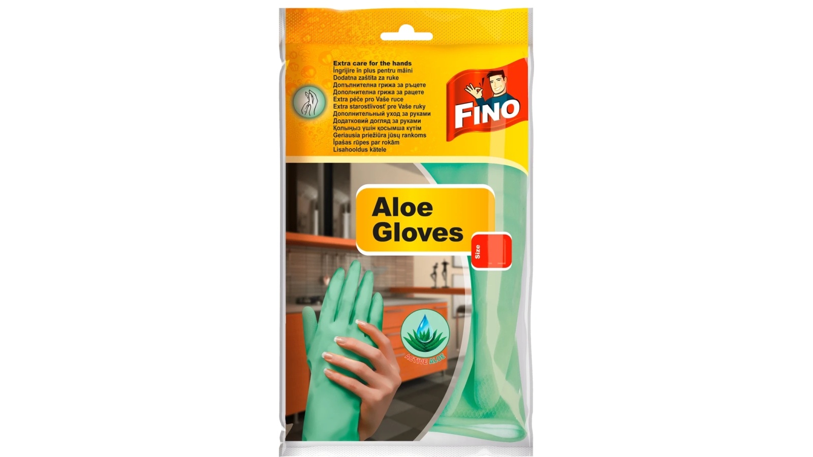FINO gumene rukavice aloe vera M - Cenoteka