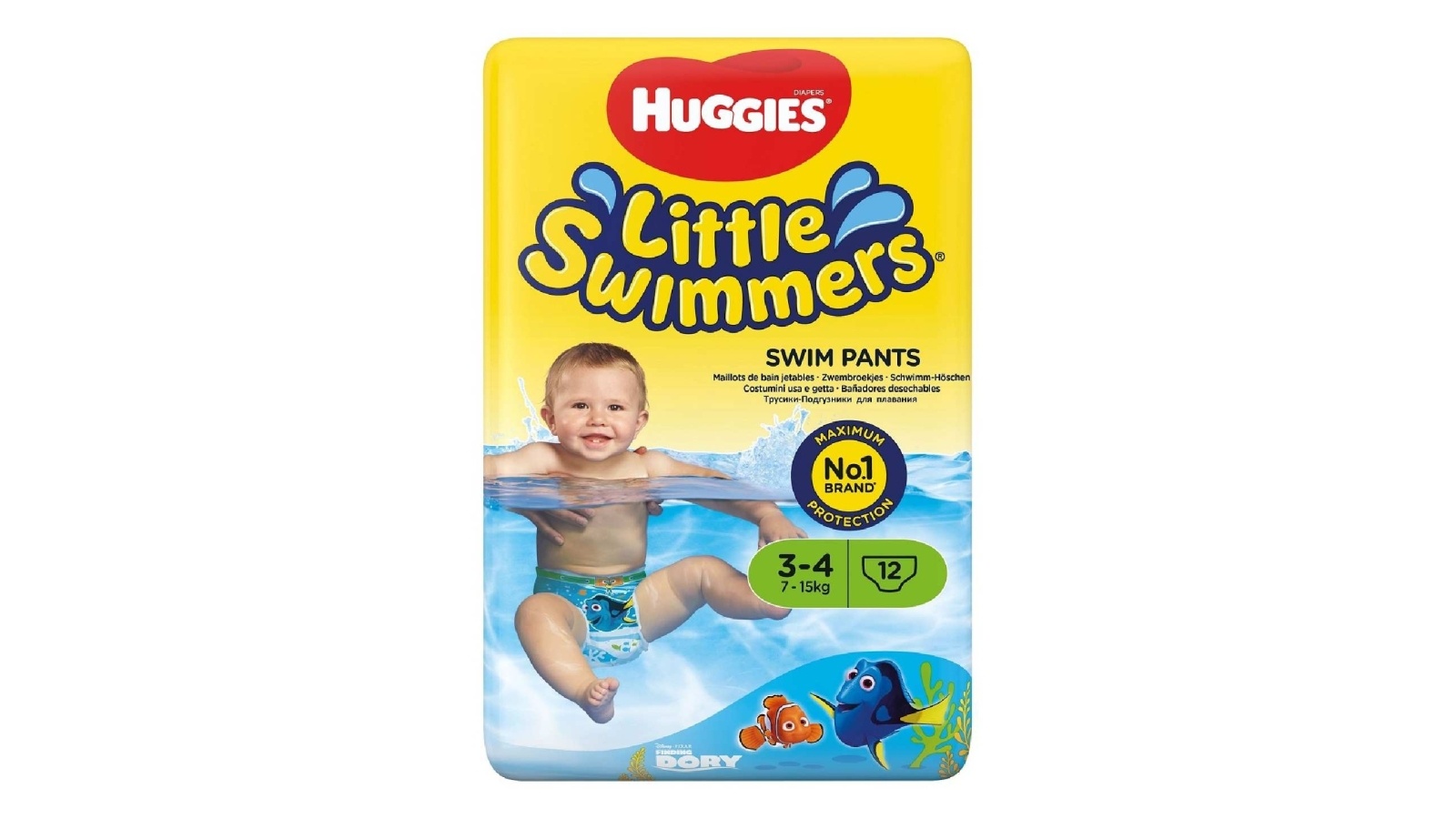 HUGGIES pelene za kupanje 3-4 12kom - Cenoteka