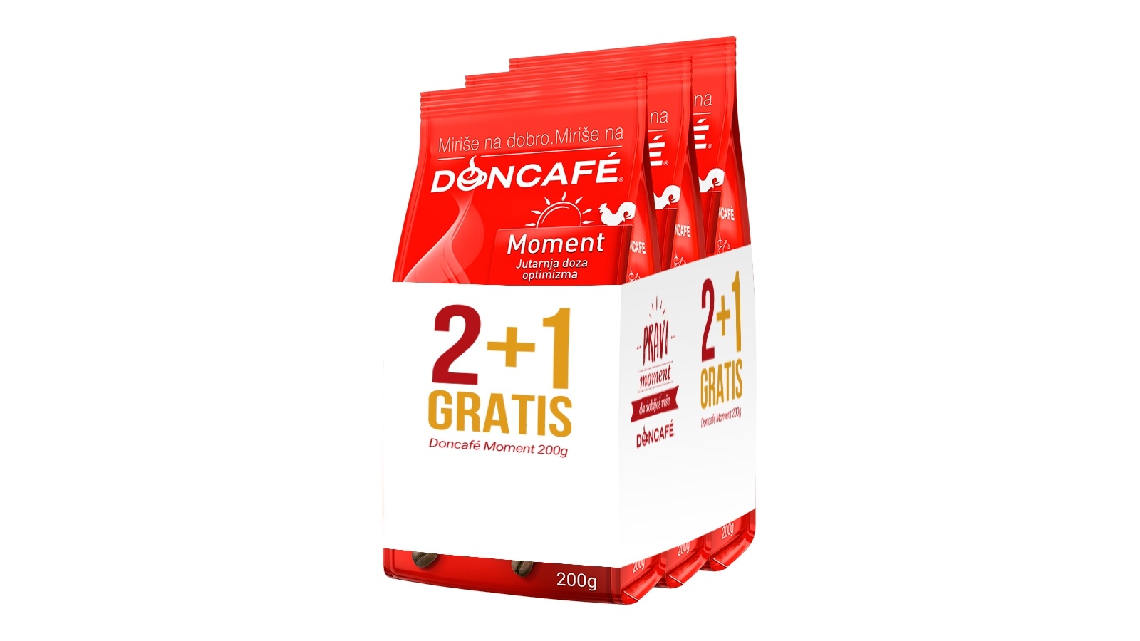 Kafa DONCAFE moment 200g 2+1 gratis - Cenoteka