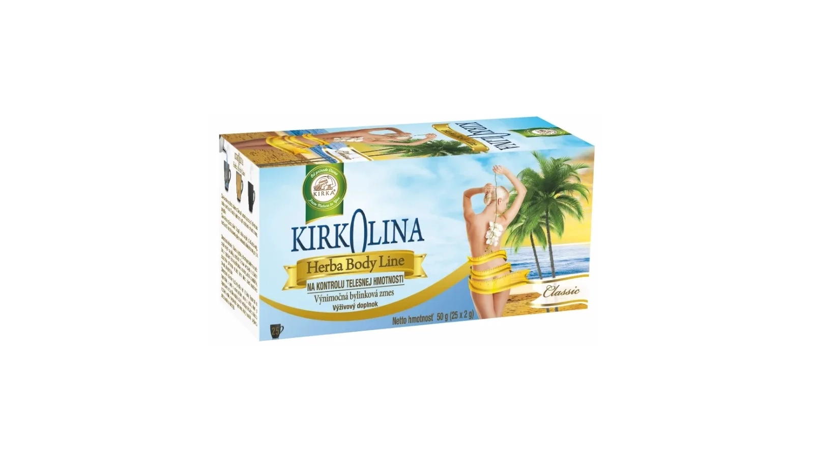 KIRKOLINA čaj za mršavljenje herba body line 50g - Cenoteka