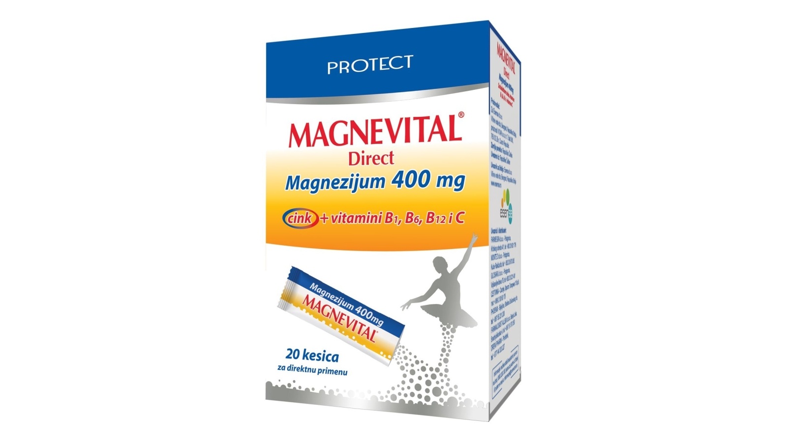 MAGNEVITAL direct magnezijum i cink + vitamini B1, B6, B12 i C - Cenoteka