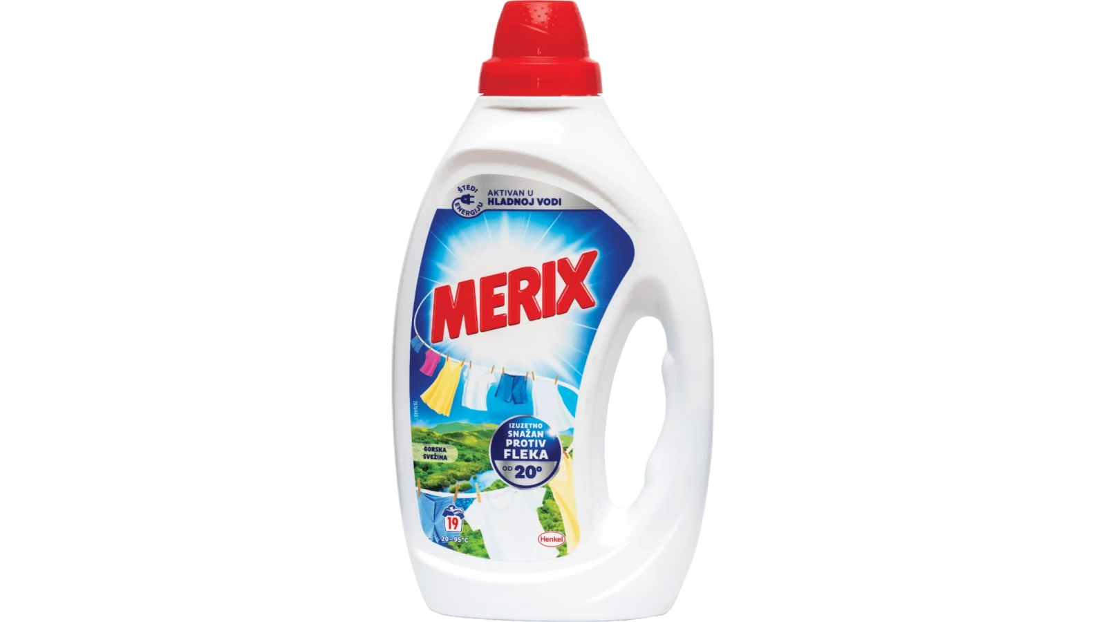 MERIX tečni deterdžent gorska svežina 19 pranja (855ml) - Cenoteka