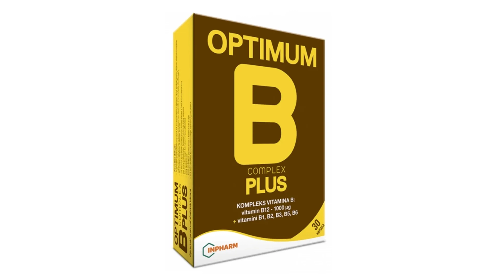 OPTIMUM B complex plus 30 kapsula - Cenoteka