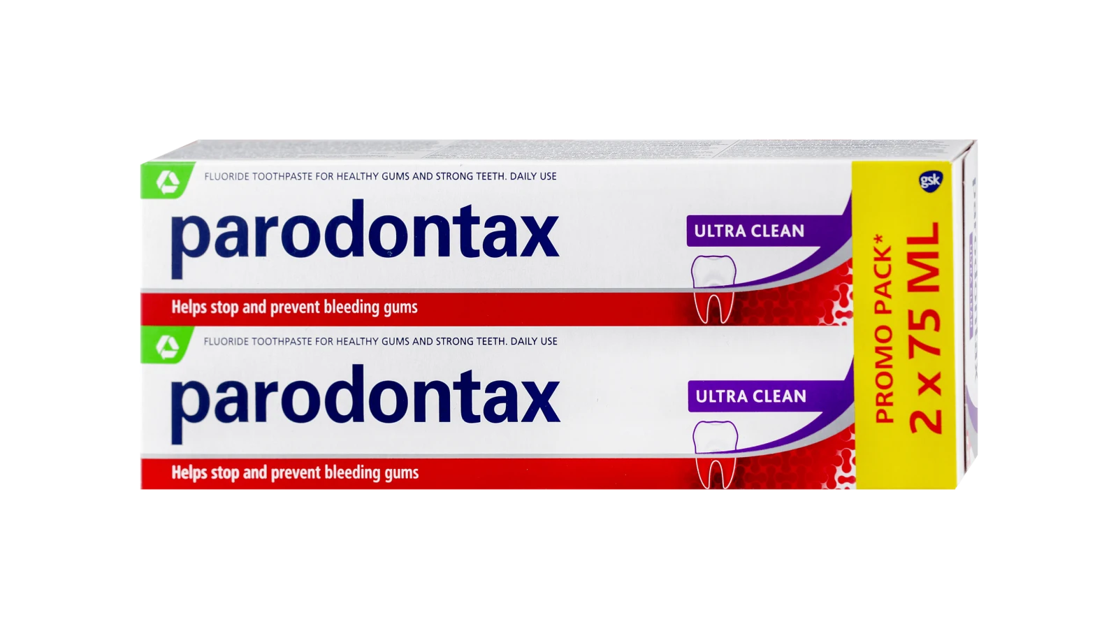 Pasta PARODONTAX ultra clean 2x75ml - Cene i Akcije