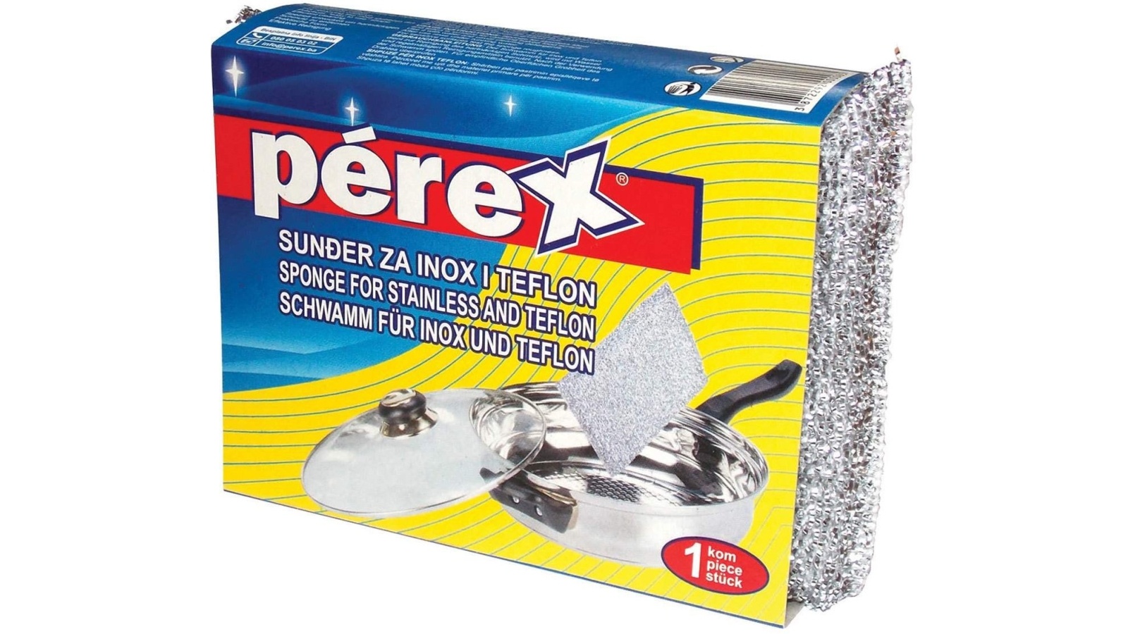 PEREX sunđer za inox i teflon 1kom - Cenoteka