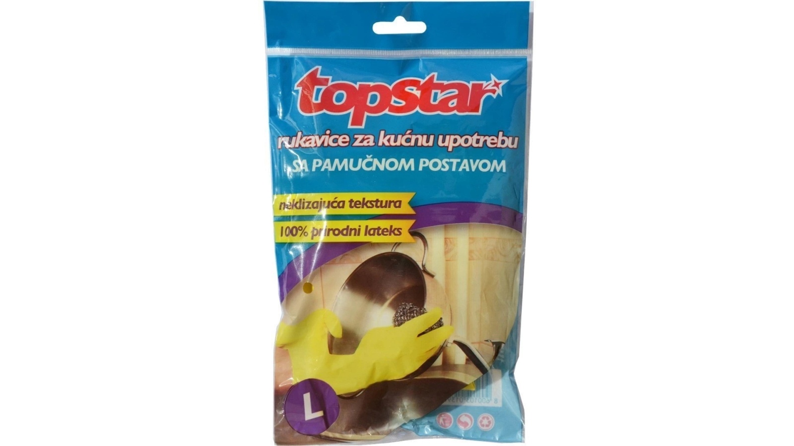TOP STAR gumene rukavice L 1kom - Cenoteka