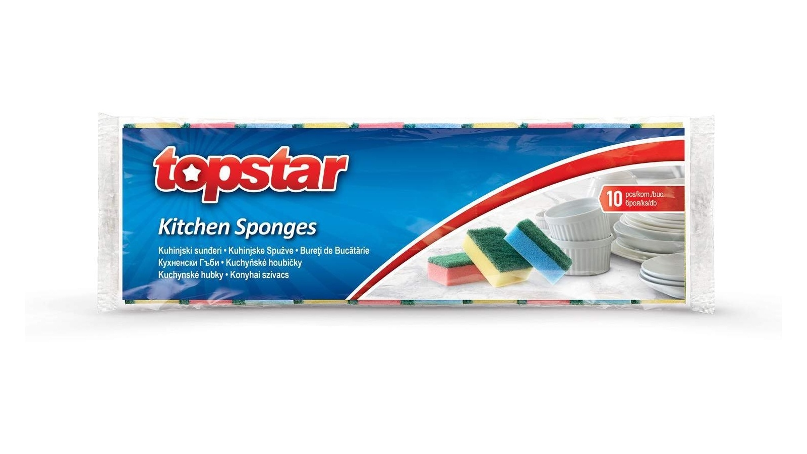 TOP STAR sunđeri u boji 10kom - Cenoteka