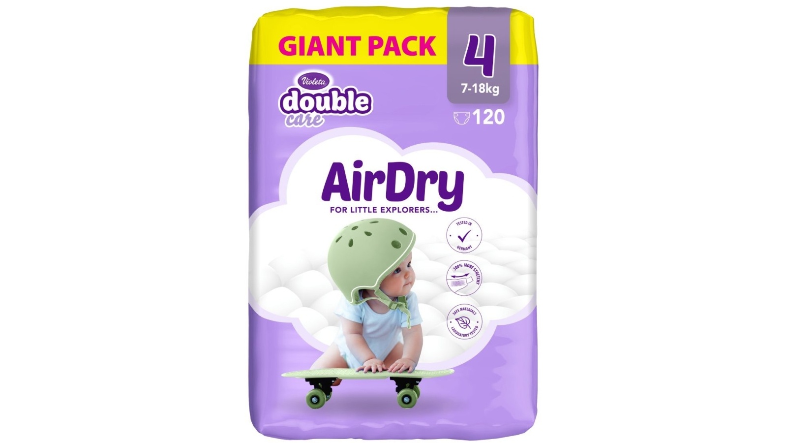 VIOLETA pelene Air dry 4 120kom - Cenoteka