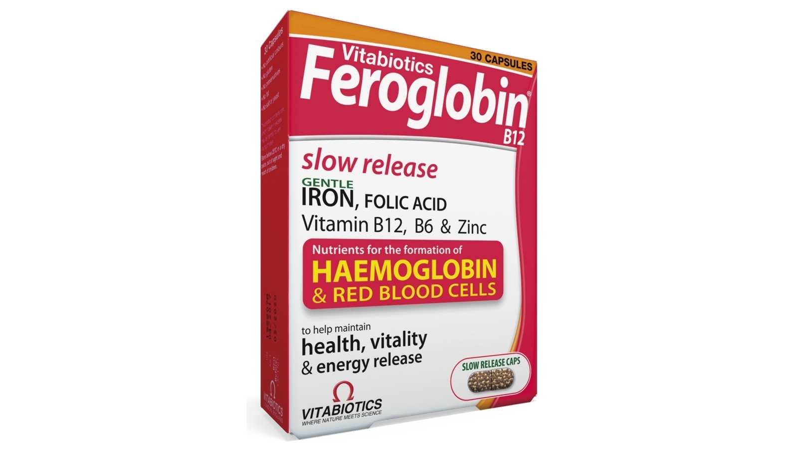 VITABIOTICS Feroglobin B12 30 kapsula - Cenoteka