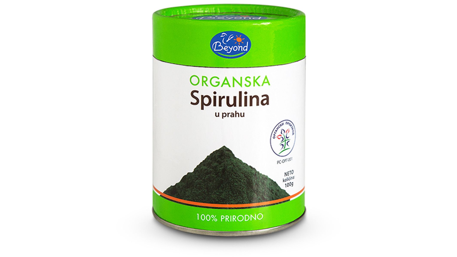 BEYOND spirulina u prahu organska 100g - Cenoteka