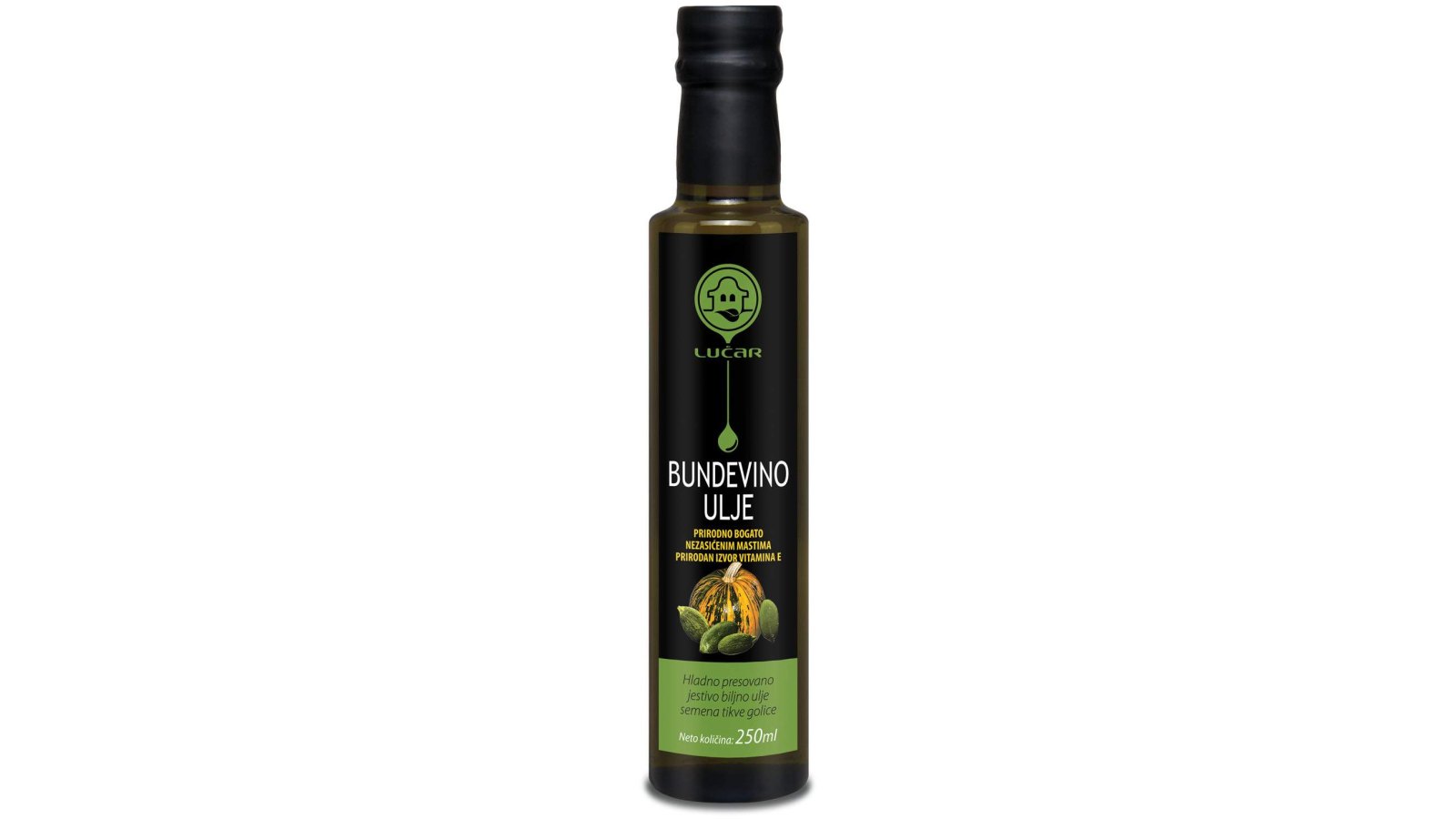 Bundevino ulje LUČAR 250ml - Cenoteka