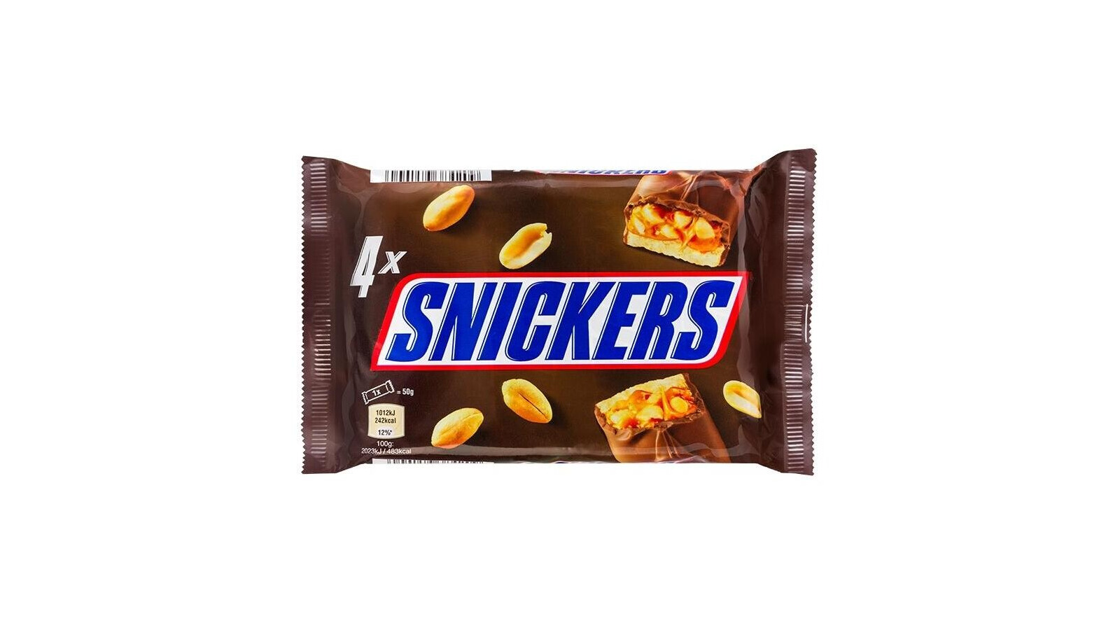 Čokoladica SNICKERS classic 4x50g - Cenoteka