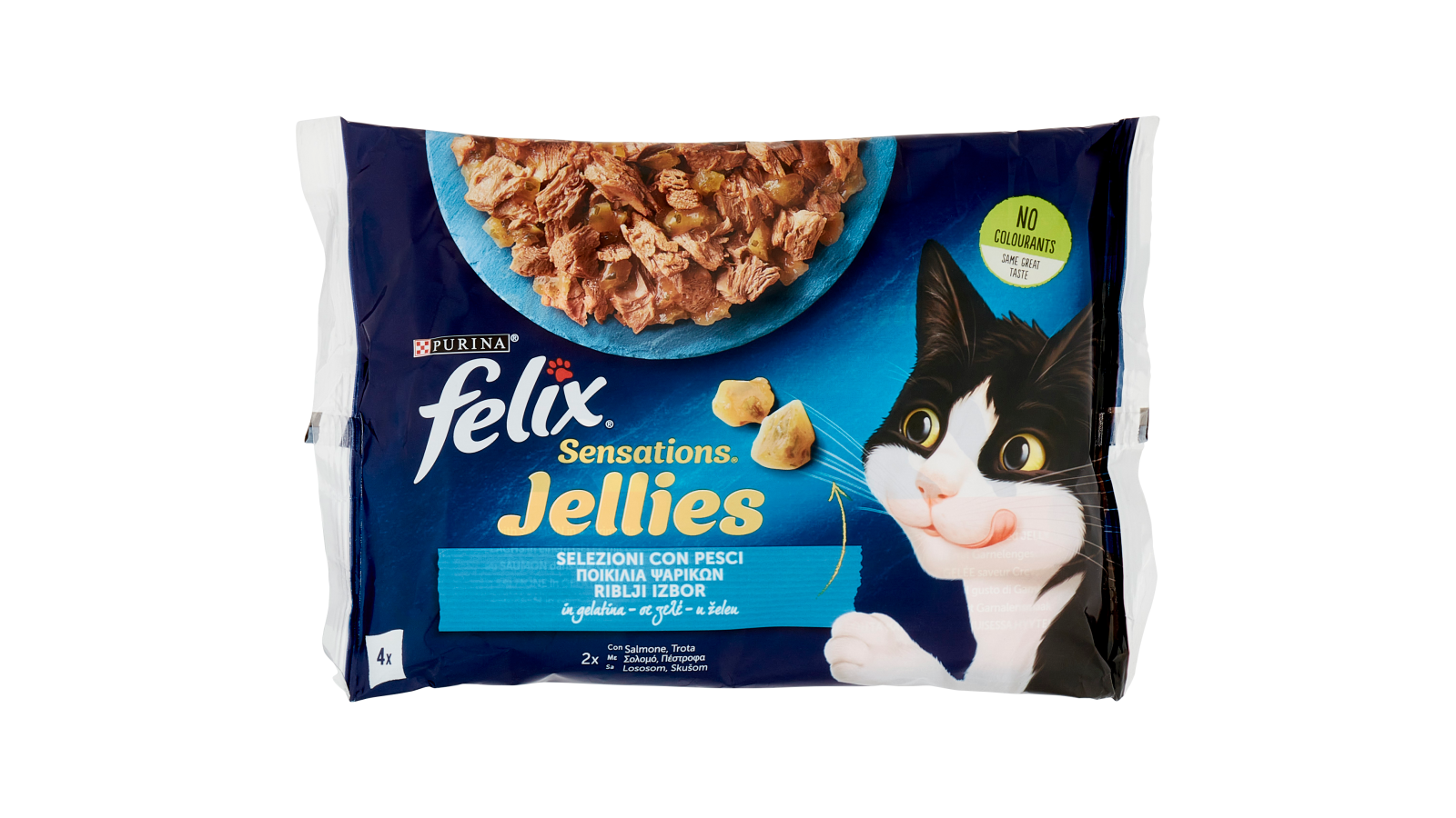 FELIX Sensation Jellies losos pastrmka 4x85g - Cene i Akcije