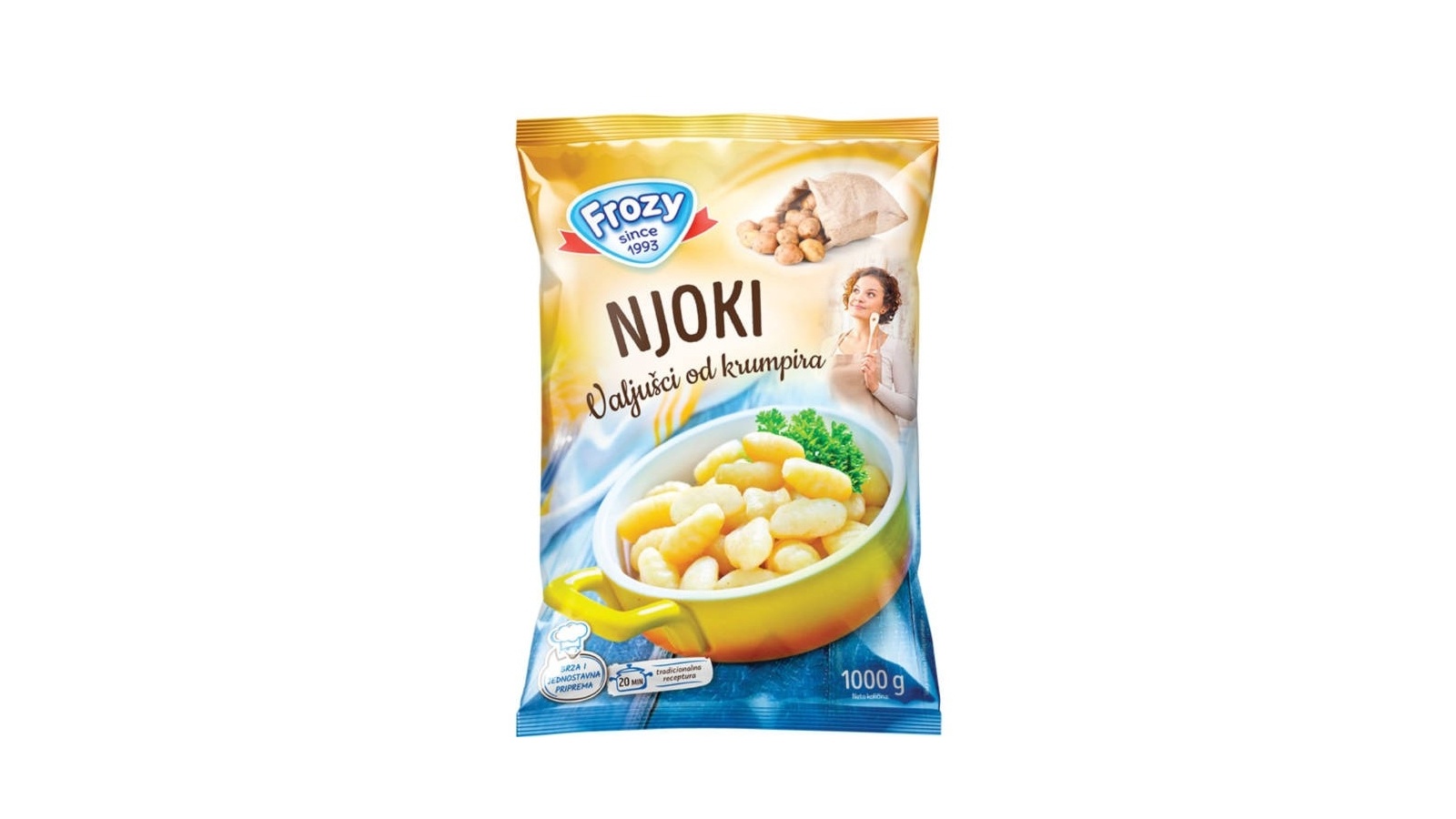 FROZY smrznute njoke 1kg - Cenoteka