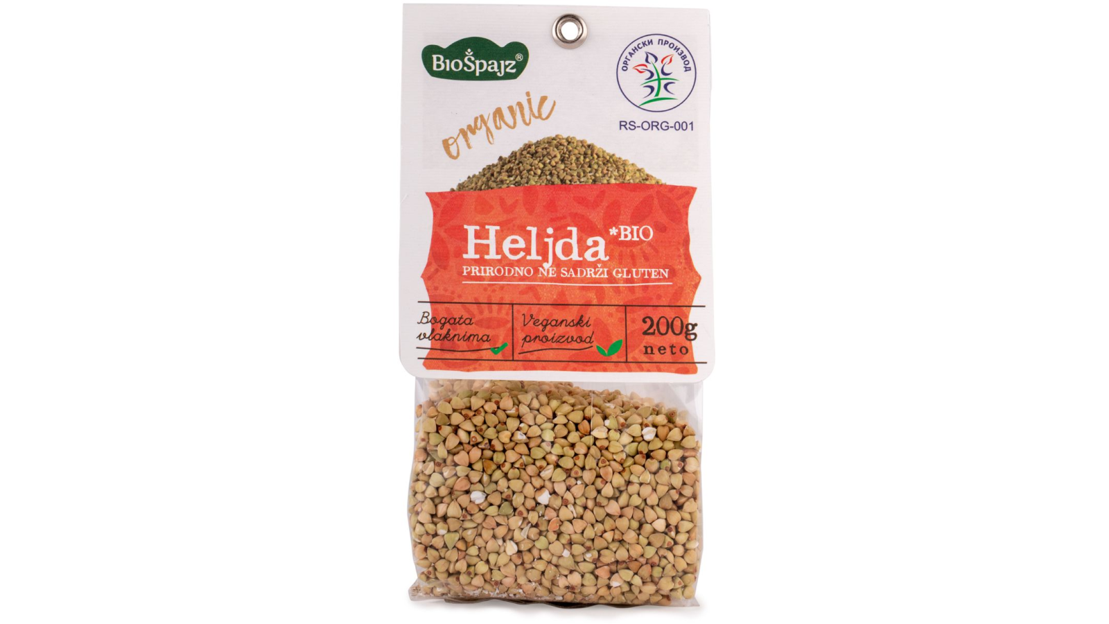 BIO ŠPAJZ heljda organska 200g - Cenoteka