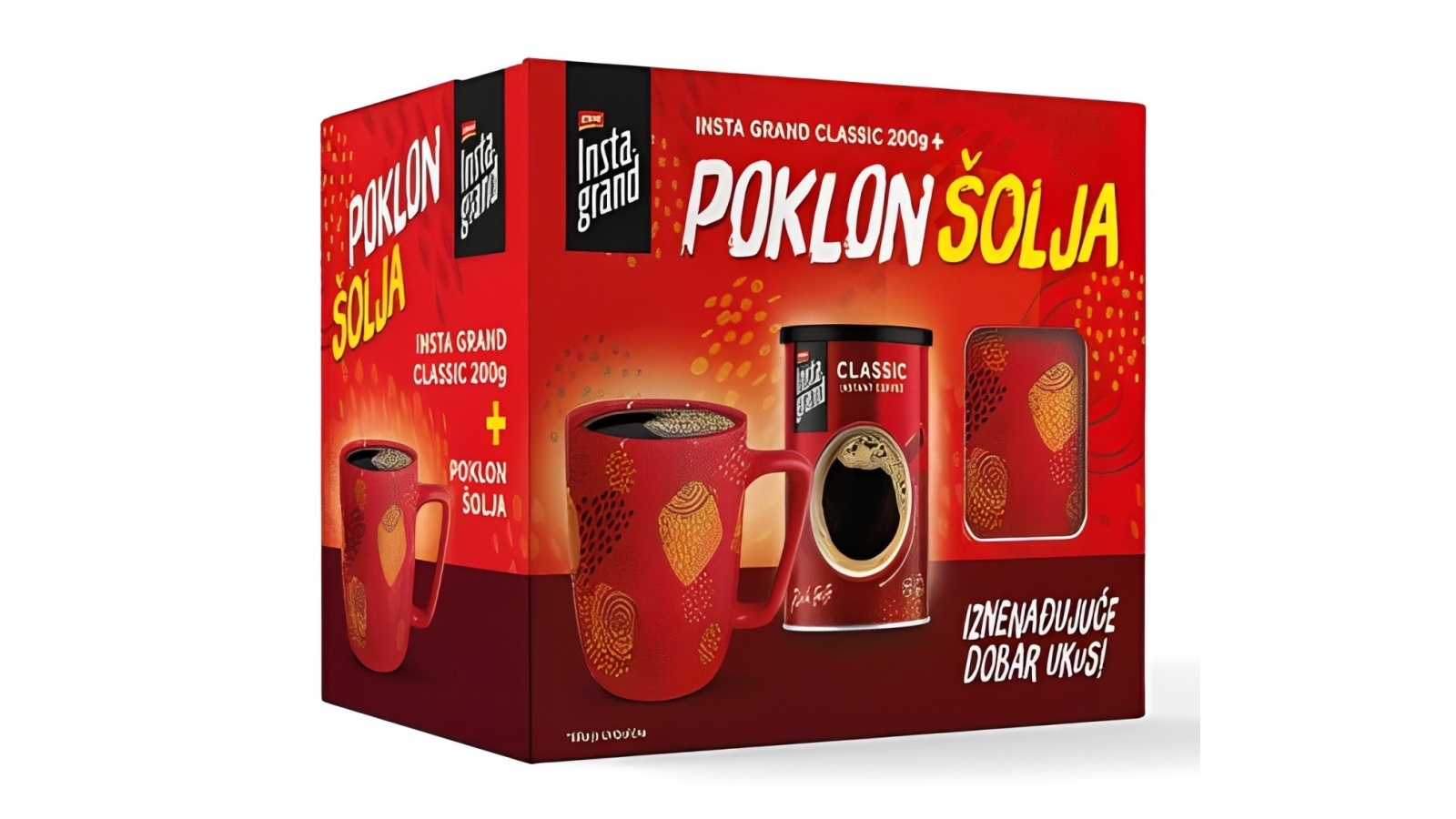 Instant kafa GRAND classic 200g + šolja - Cenoteka