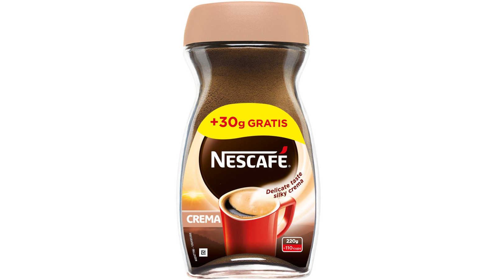 Instant kafa NESCAFE Crema 190g + 30g gratis - Cenoteka