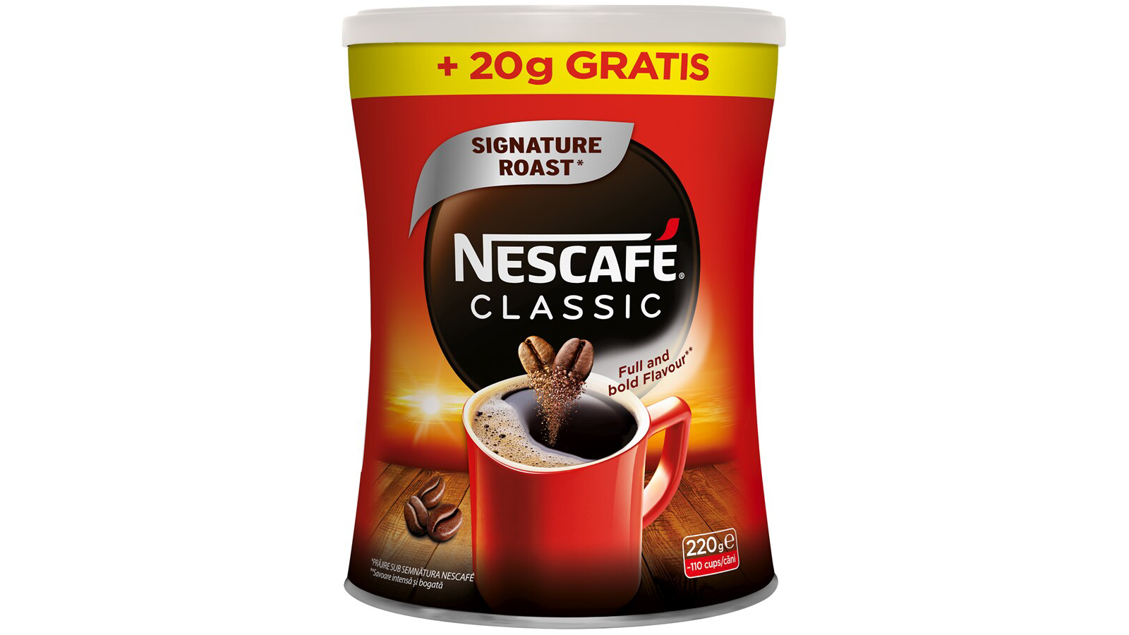 Instant kafa NESCAFE classic 200g + 20g gratis - Cenoteka