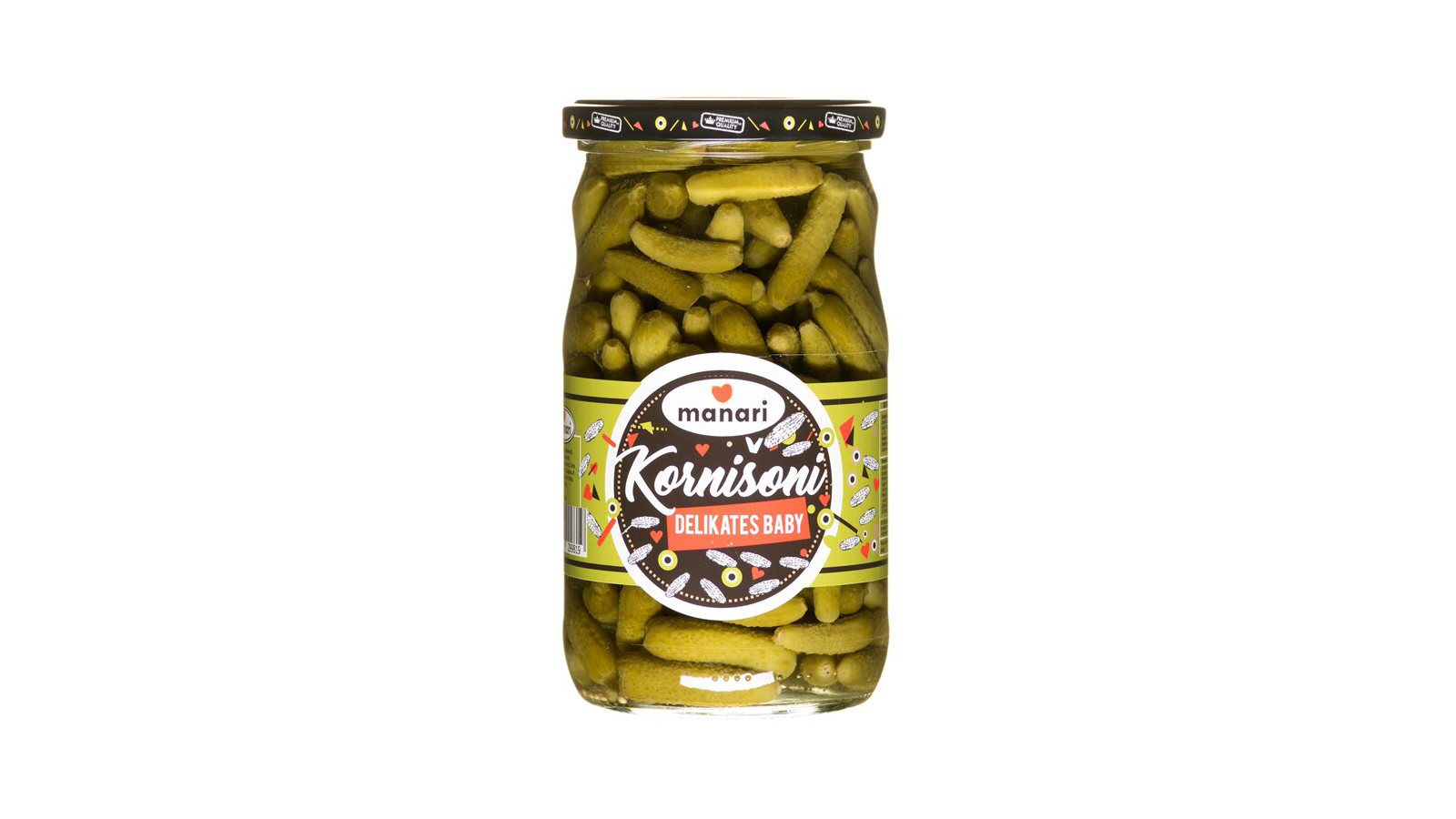 Kornišoni MANARI delikates 680g - Cenoteka
