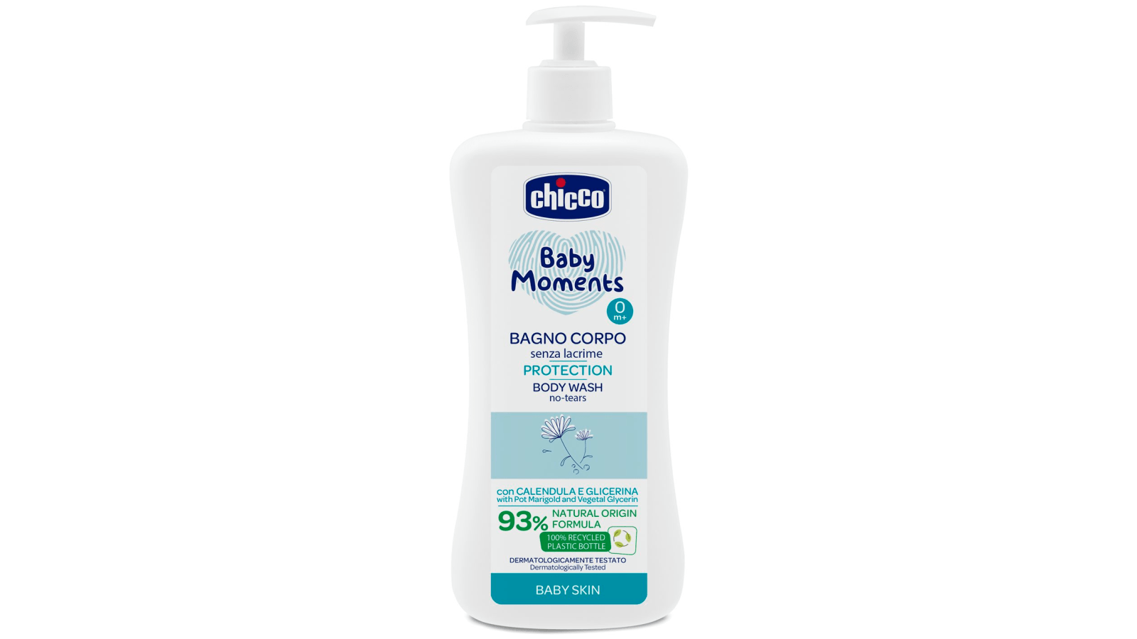 Kupka CHICCO Baby moments Protection body wash 500ml - Cenoteka