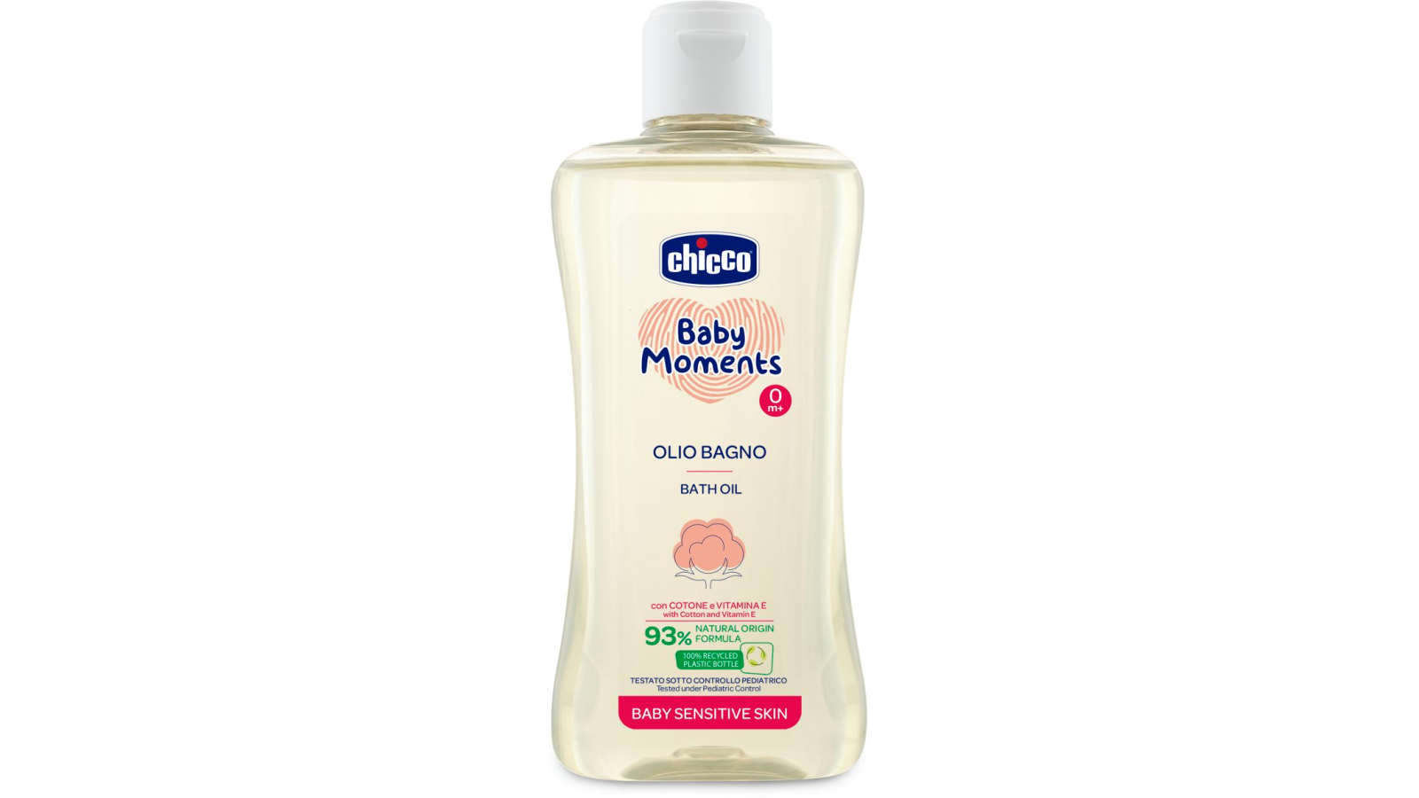 CHICCO Baby moments sensitive uljana kupka 200ml - Cenoteka