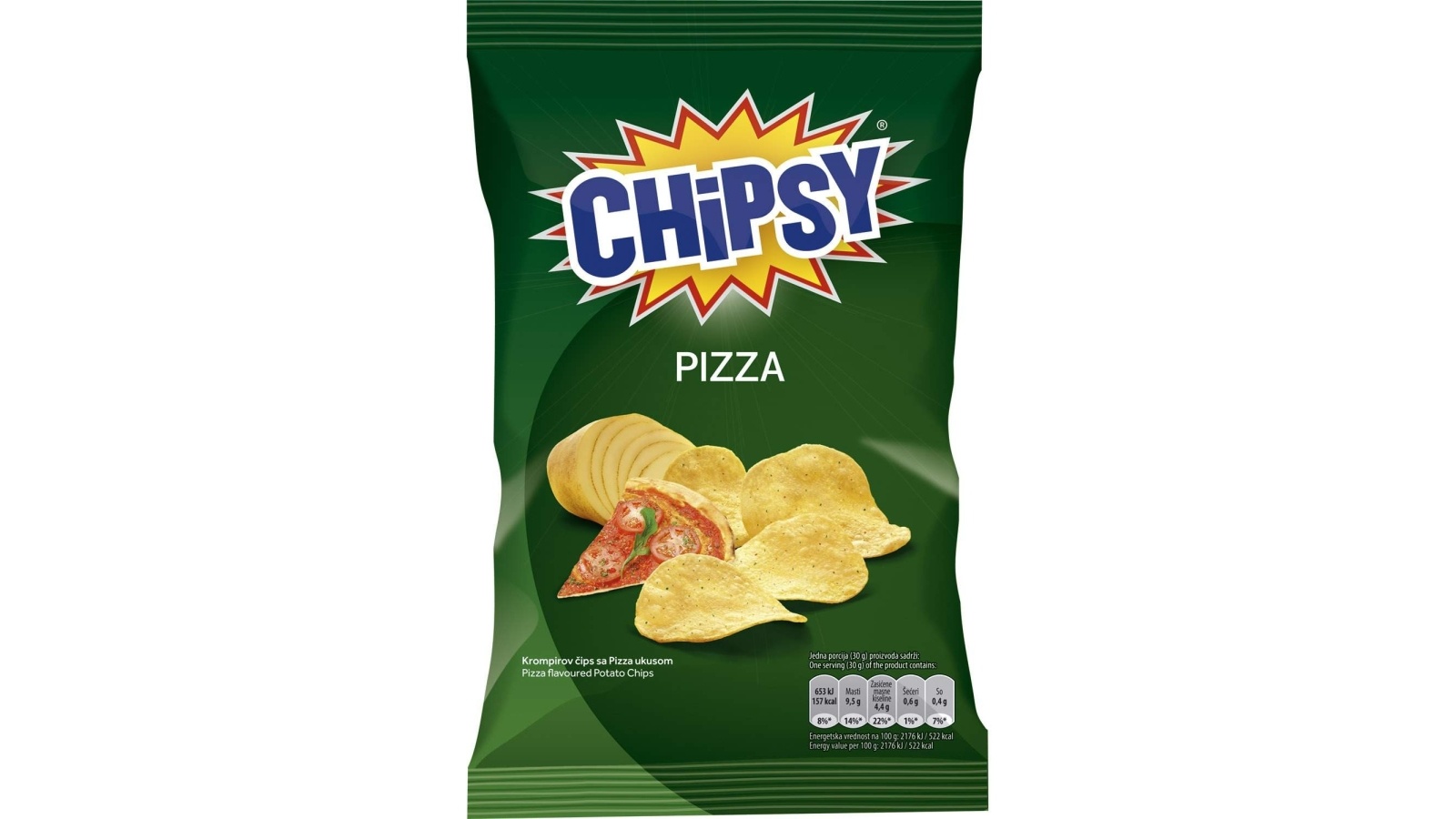MARBO Chipsy Rebrasti Pizza 40g - Cenoteka