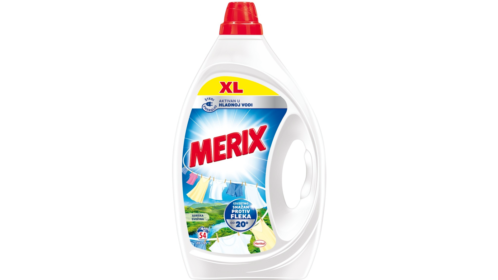 MERIX Gorska svežina tečni deterdžent za veš 54 pranja 2,43l - Cenoteka