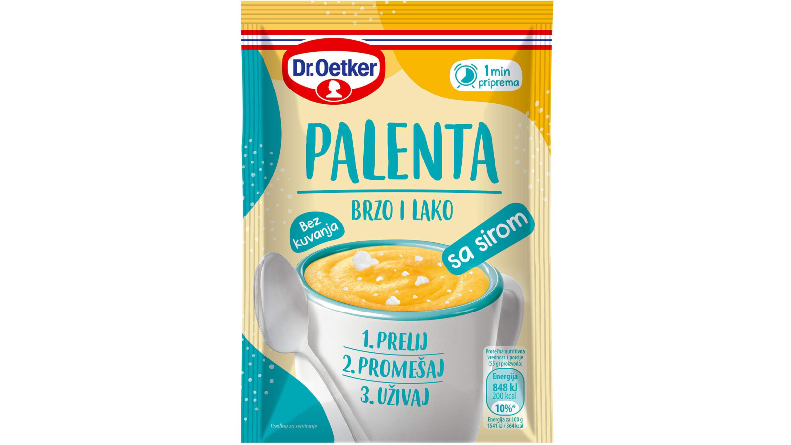 DR.OETKER instant palenta sa sirom 55g - Cenoteka