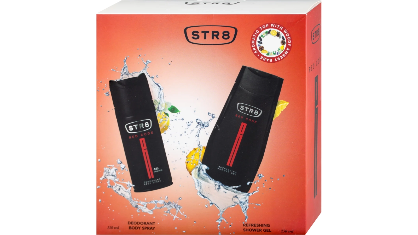 STR8 set Red code (dezodorans i gel za tuširanje) - Cenoteka