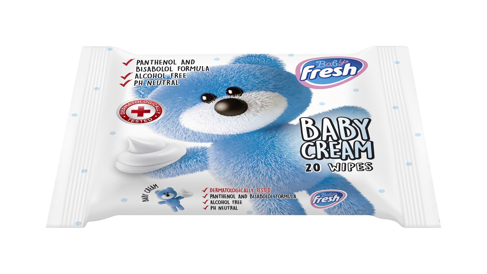 Vlažne maramice FRESH baby cream 20kom - Cenoteka