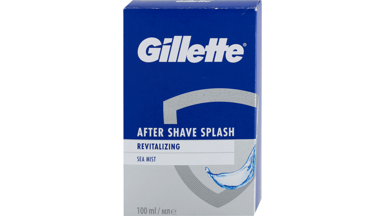After shave splash GILLETTE revitalizing Sea mist 100ml - Cenoteka