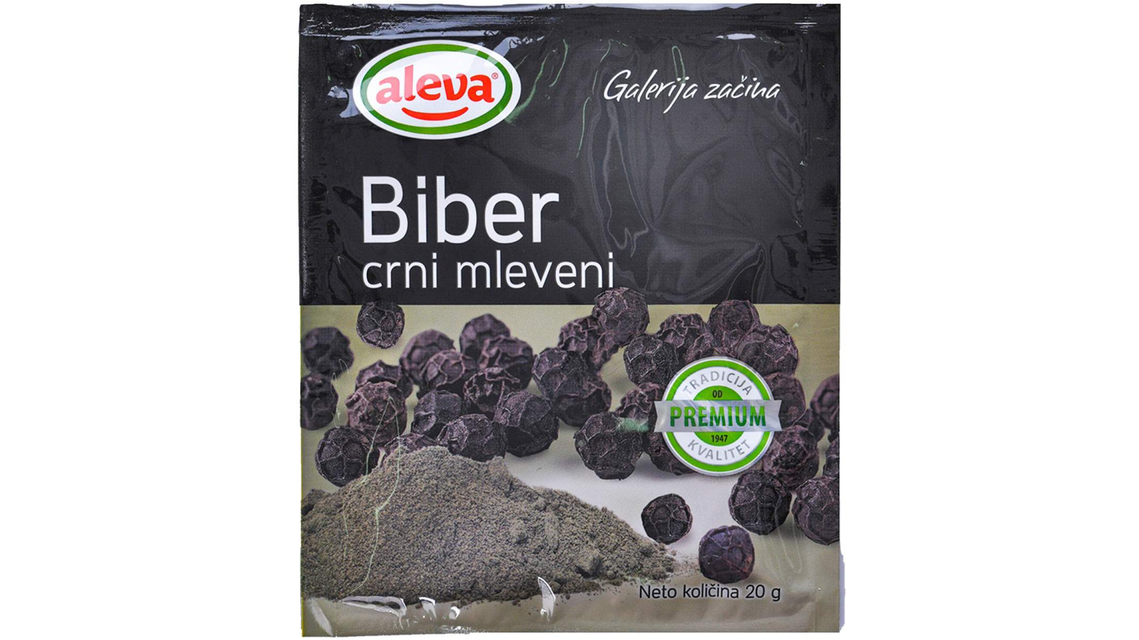 ALEVA Biber crni mleveni 20g - Cenoteka