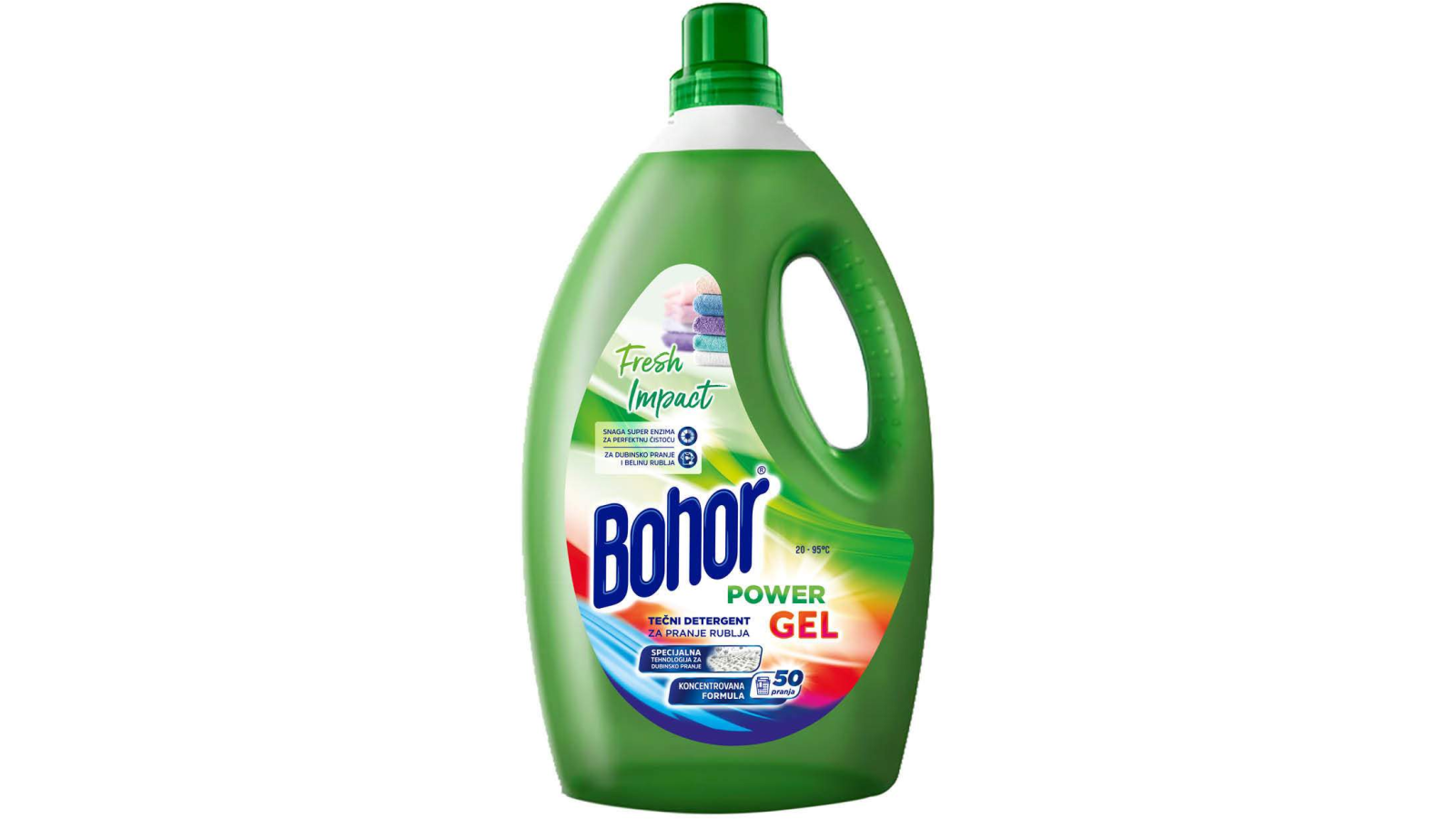 BOHOR Power gel tečni deterdžent za veš 50 pranja (3l) - Cenoteka