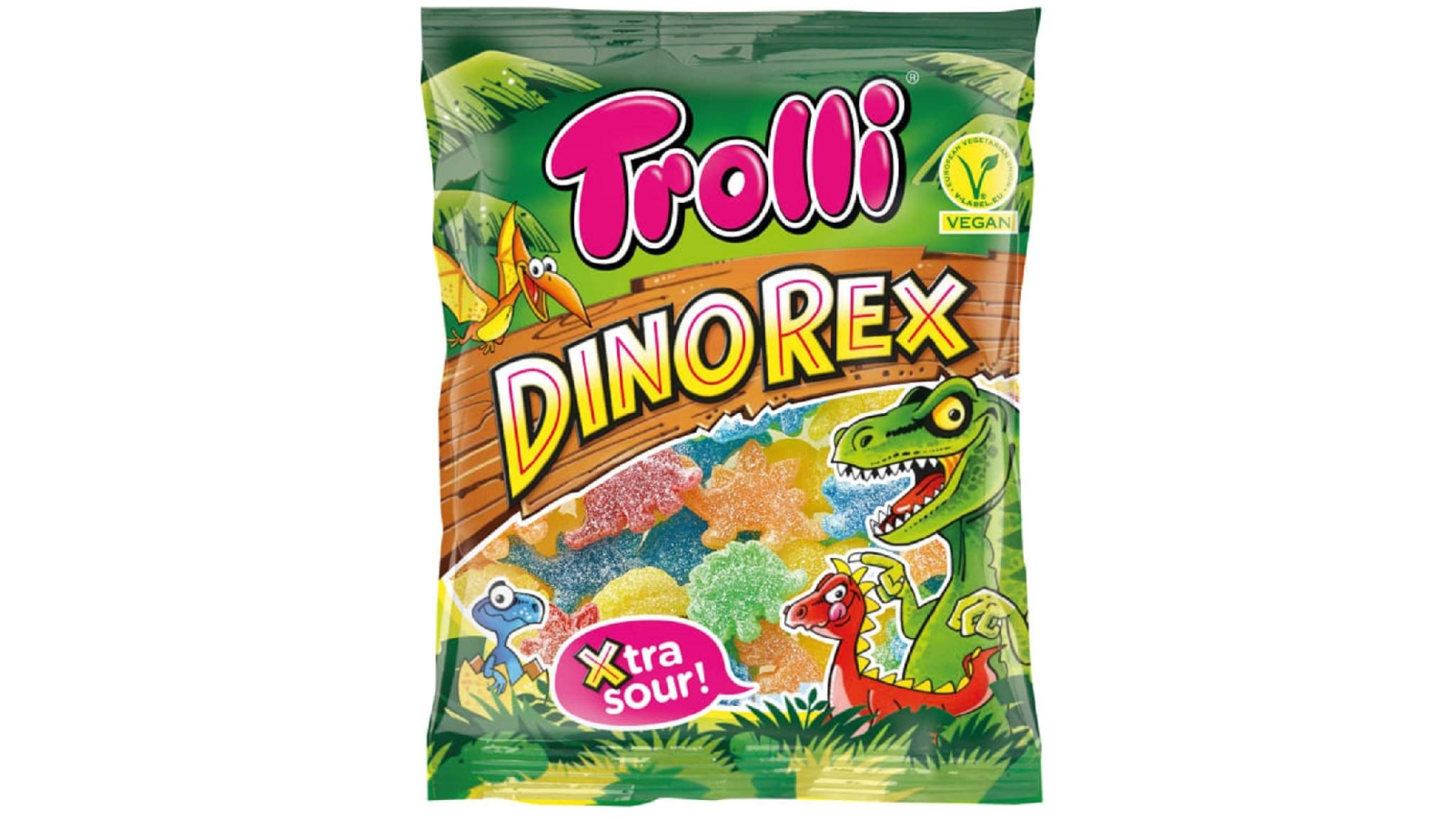Gumene bombone TROLLI Dinorex 100g - Cenoteka
