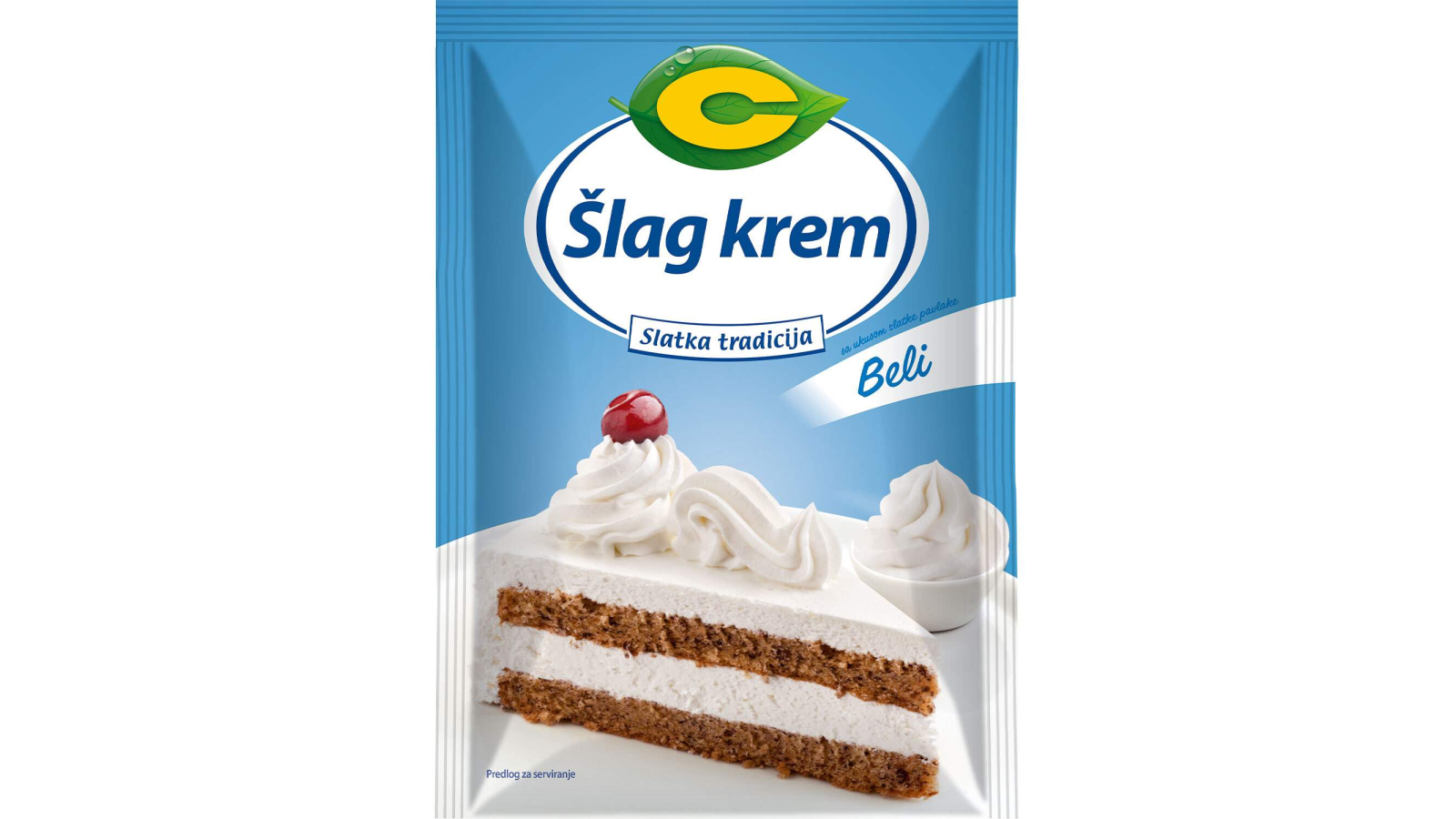 Šlag krem beli slatka pavlaka C 75g - Cenoteka