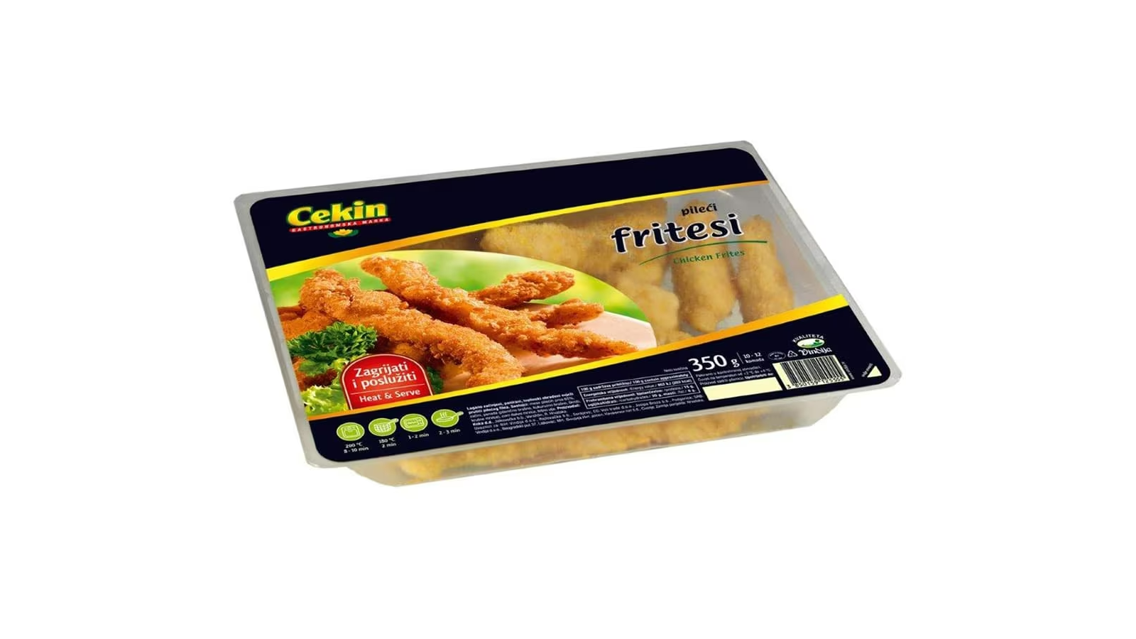 CEKIN Panirani pileći fritesi 350g - Cenoteka