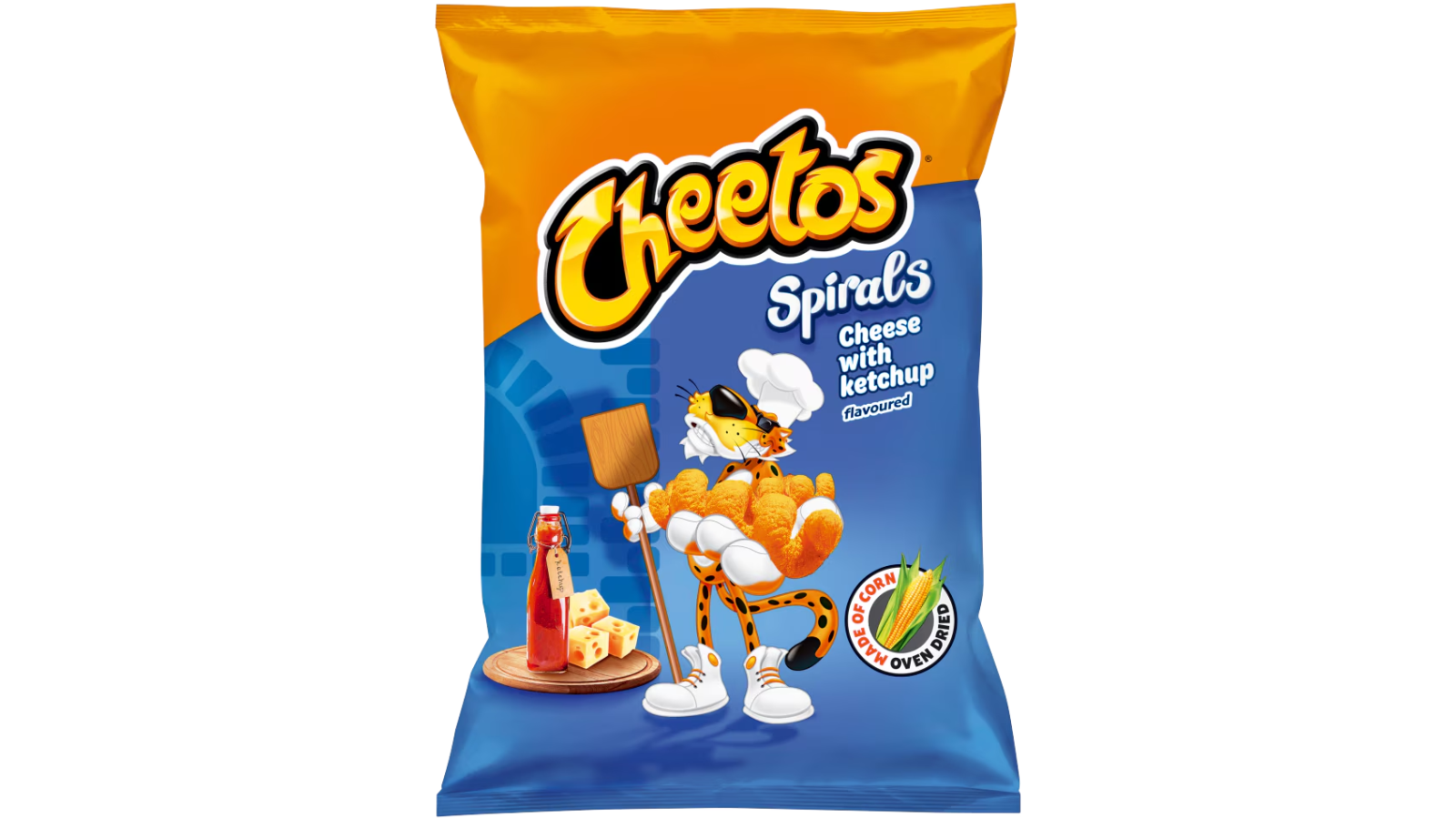 CHEETOS spirals cheese and ketchup flips 80g - Cenoteka