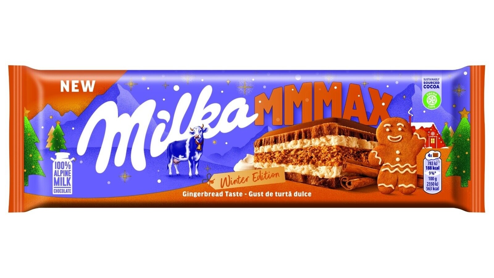 Čokolada MILKA Gingerbread 300g - Cenoteka