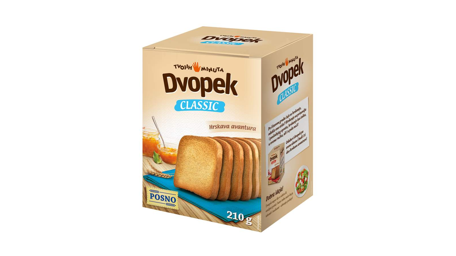 TVOJIH 5 MINUTA Dvopek classic 210g - Cene i Akcije